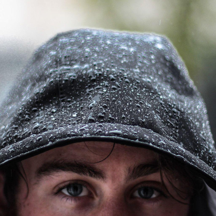 Black | The Sophisticated - Slim Fit, Soft Shell Raincoat. Classic ...